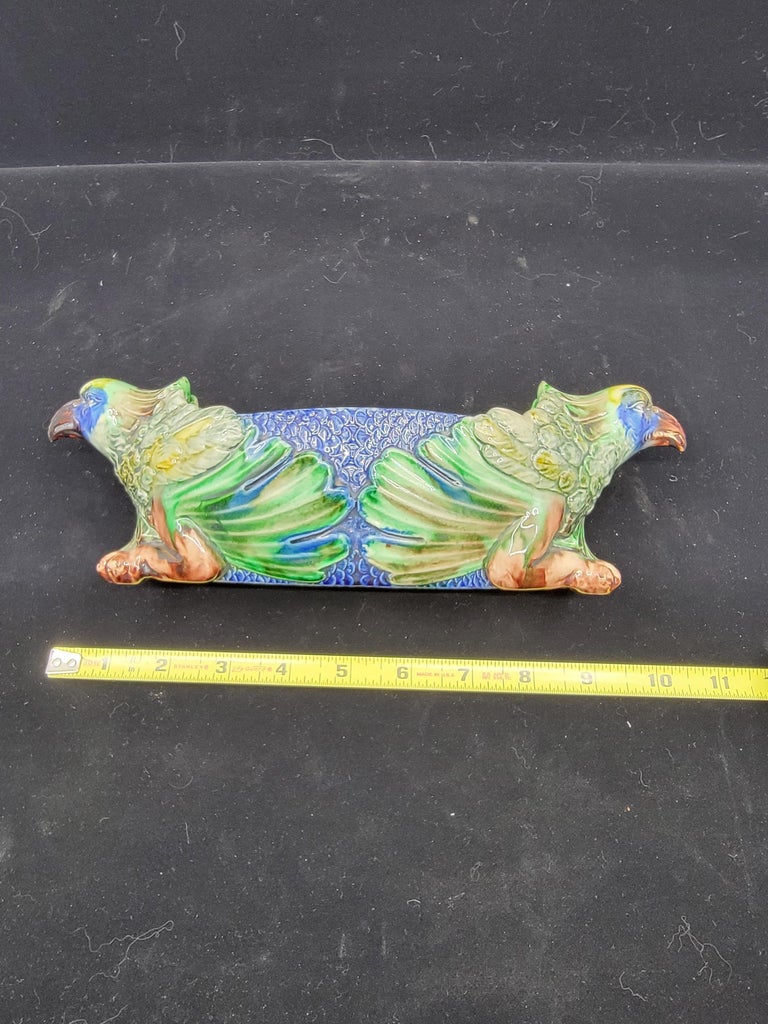 Double Eagle Palissey Center Piece For Sale at 1stDibs