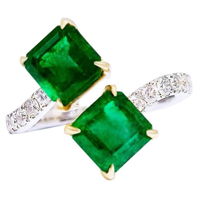 Customizable Split Band Statement Ring with Fancy shaped Diamonds in ...