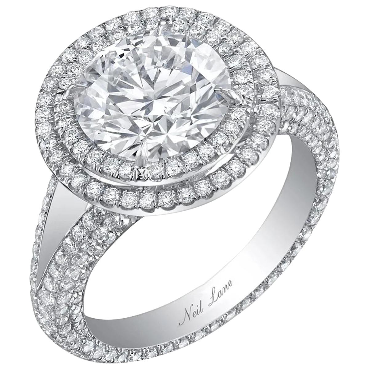 Neil Lane Bridal Diamond Ring and Band For Sale at 1stDibs | neil lane ...