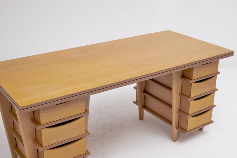Double Pedestal Desk Designed by Terence Conran, circa 1990’s For Sale ...