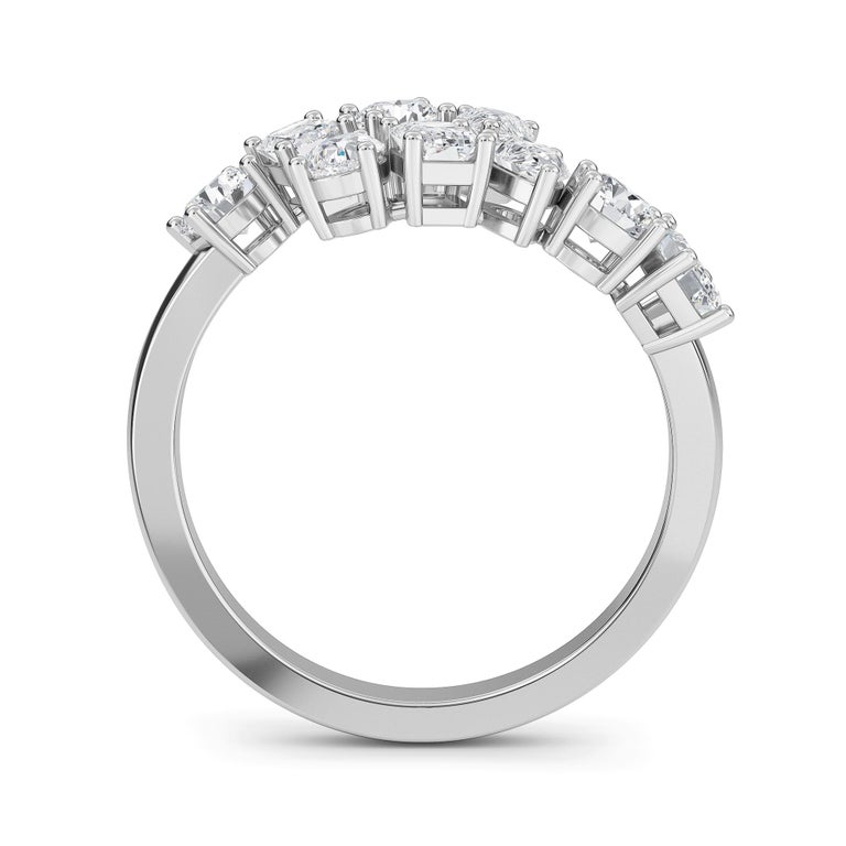 Customizable Double Row Concoction Twist Bulky Ring by Rupali Adani ...