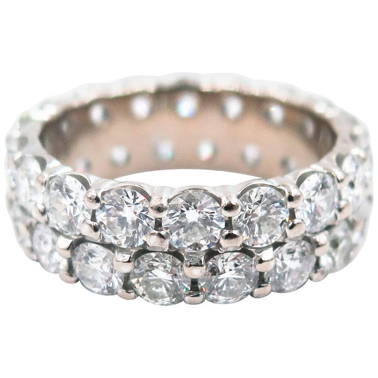 Double Row Hearts on Fire Diamond Eternity Band at 1stDibs Double Row Hearts on Fire Diamond Eternity Band at 1stDibs