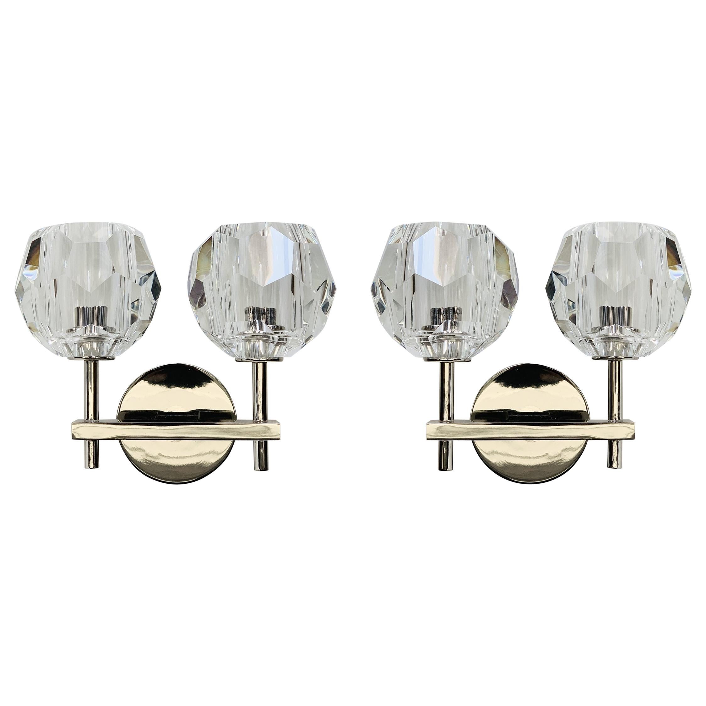 Four Amber Glasses With Controlled Bubbles by Erickson Glass For Sale ...