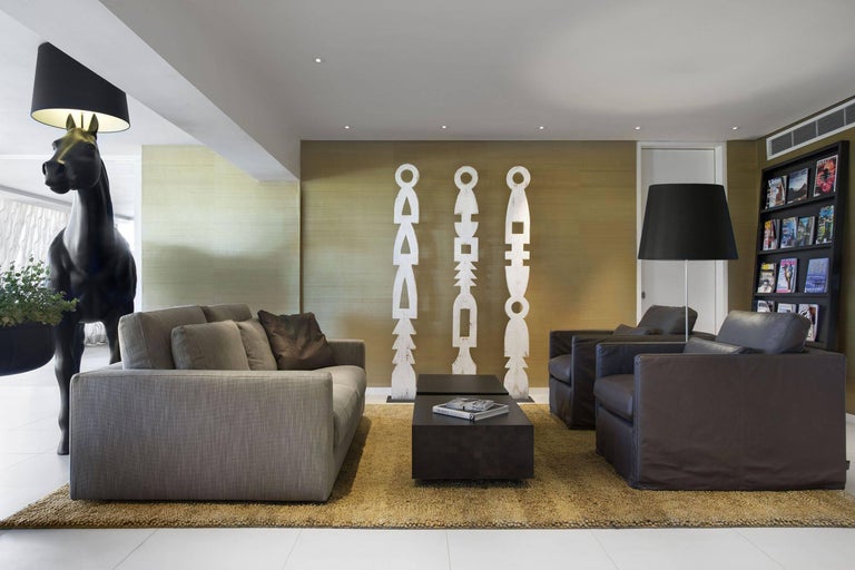 Double Shade Floor Lamp in Black or White by Marcel Wanders for Moooi ...