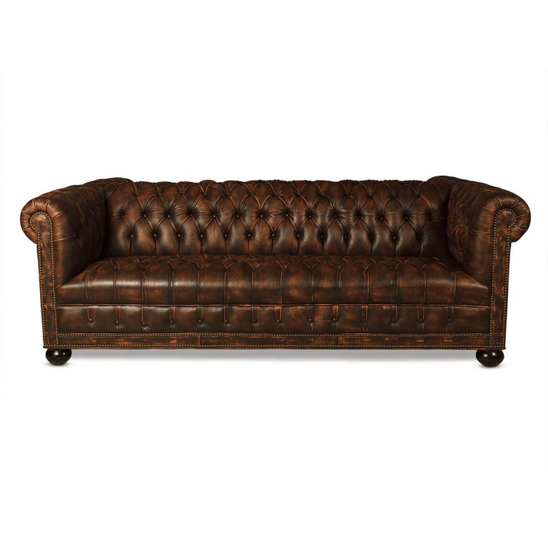 Double Sided Chesterfield Sofa For Sale at 1stDibs | double sided couch