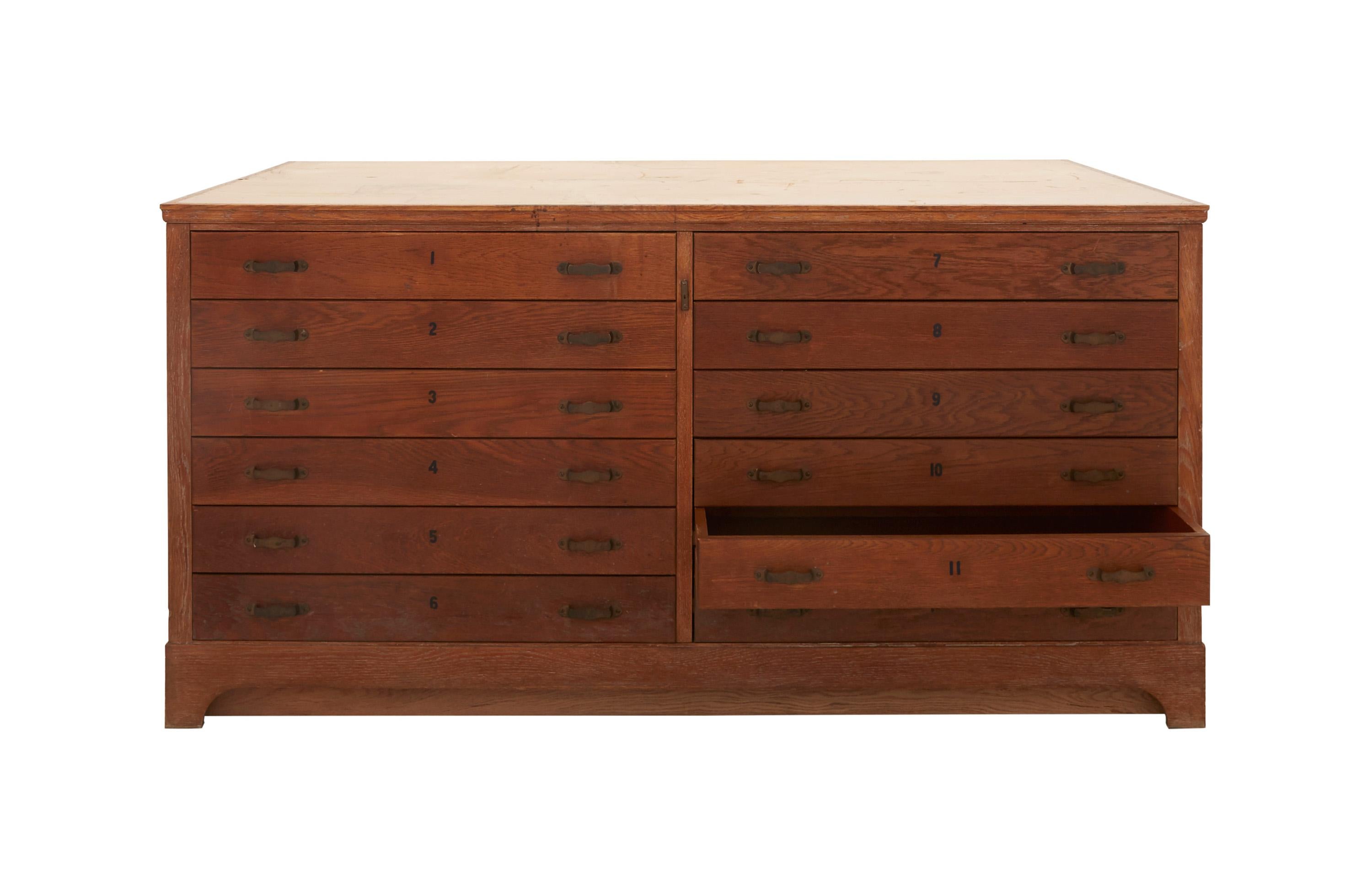 Double Sided Flat File Cabinet For Sale at 1stDibs | double sided cabinets