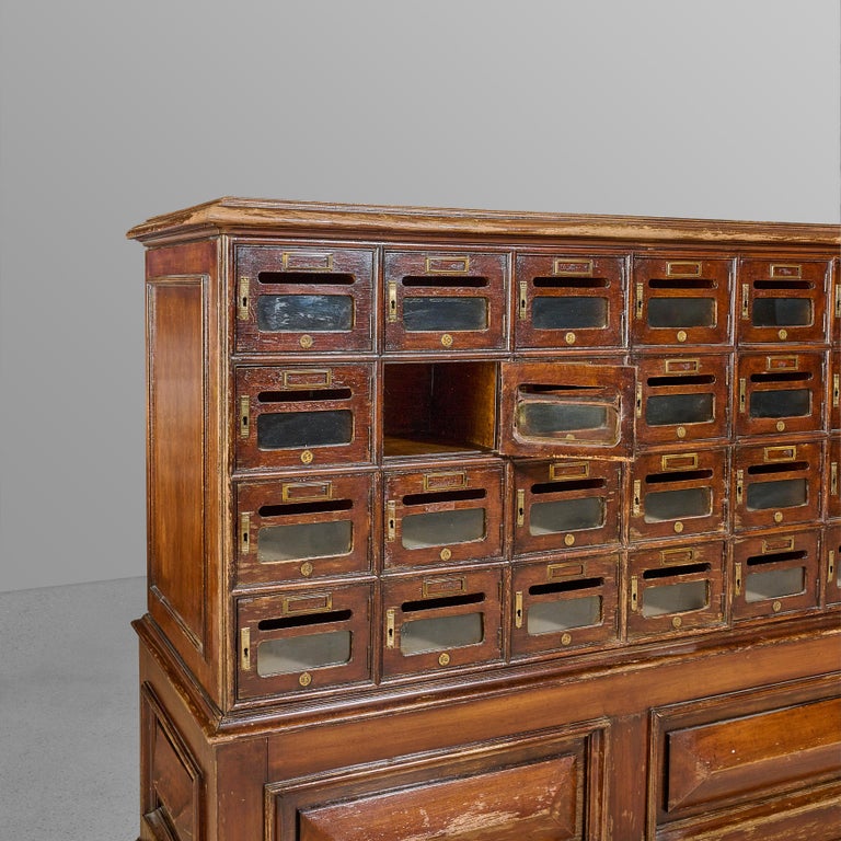 Double Sided Hotel Lobby Mailbox System For Sale at 1stDibs