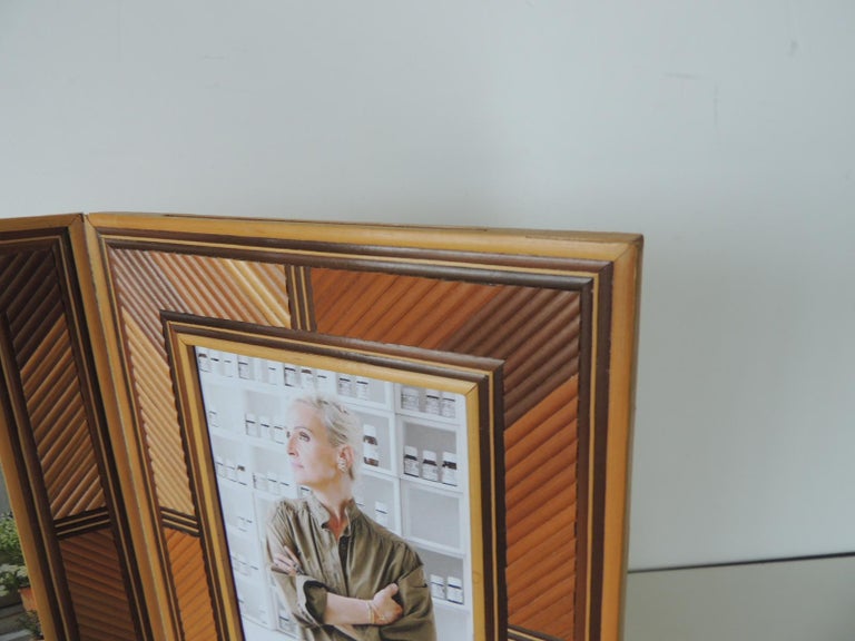 Double Sided Thin Bamboo Decorative Vacation Picture Frame For Sale at ...