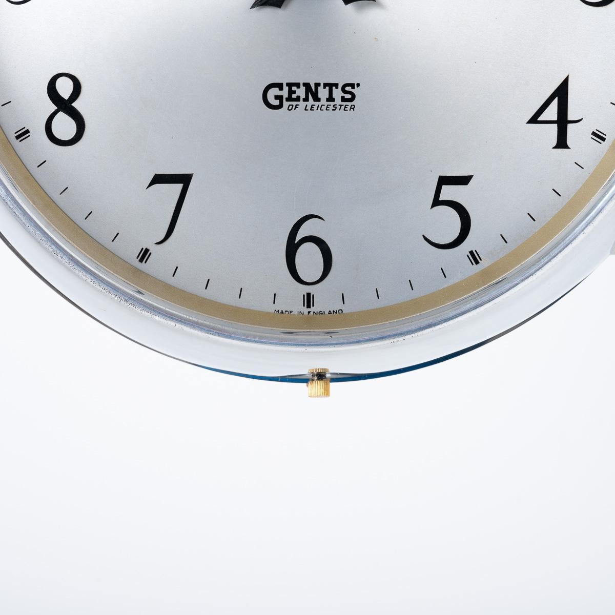 Double Sided Wall Mounted Railway Clock by Gents of Leicester For Sale ...