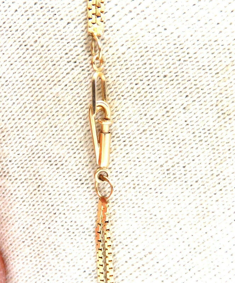 Double Strand CZ Yard Link Bracelet 14kt For Sale at 1stDibs