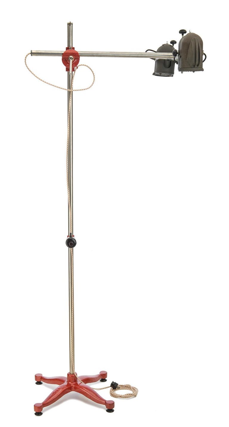 Double Theater Light Stand For Sale at 1stDibs