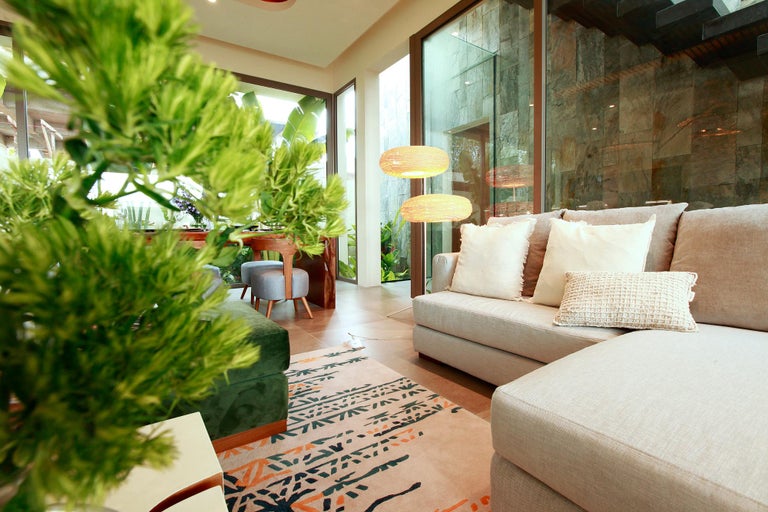 Double World by Ango, Double Rattan Hand-Woven Floor Lamp Design For ...