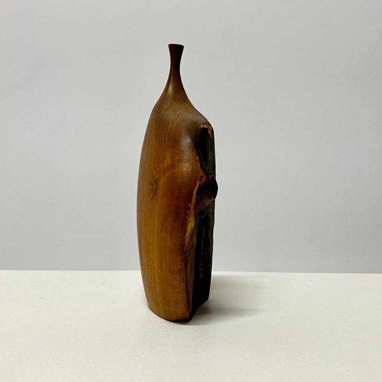 Doug Ayers Black Walnut Studio Live Edge Vase California For Sale at ...