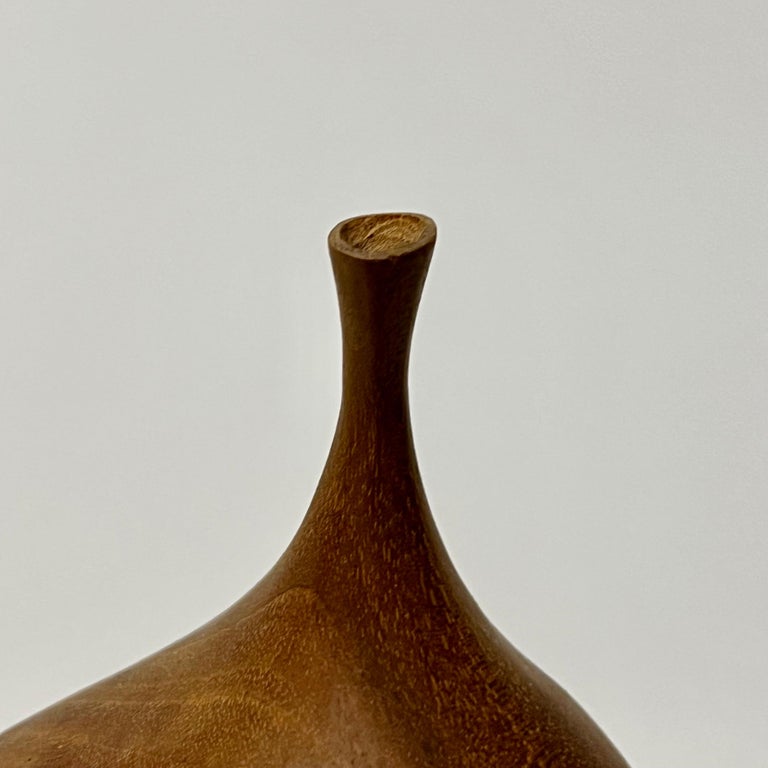 Doug Ayers Black Walnut Studio Live Edge Vase California For Sale at ...