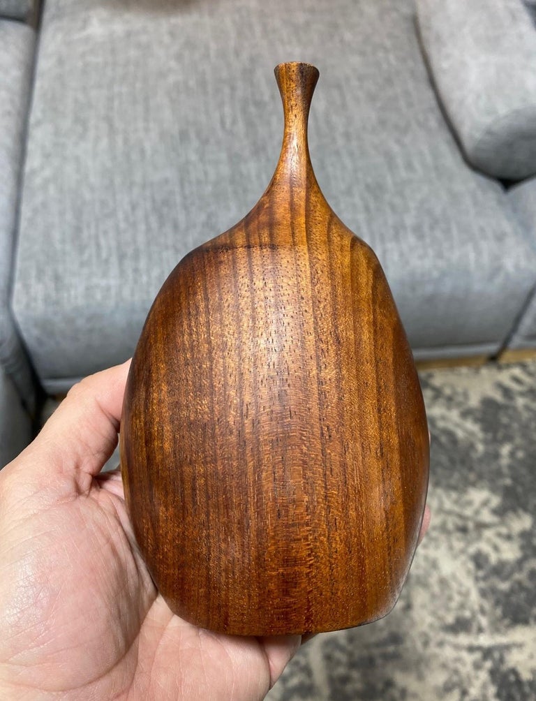 Doug Ayers Signed California Artist Organic Natural Wood Turned Weed ...