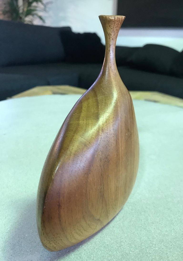 Doug Ayers Signed Wood Turned Weed Vase Vessel at 1stDibs | doug ayers vase