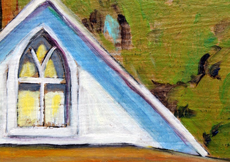 Doug Cosbie - American Gothic House, Oil Painting For Sale at 1stDibs