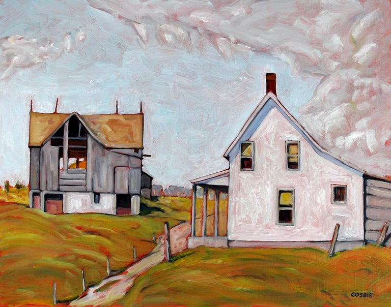 Doug Cosbie - De Kalb Junction Farm, Oil Painting at 1stDibs