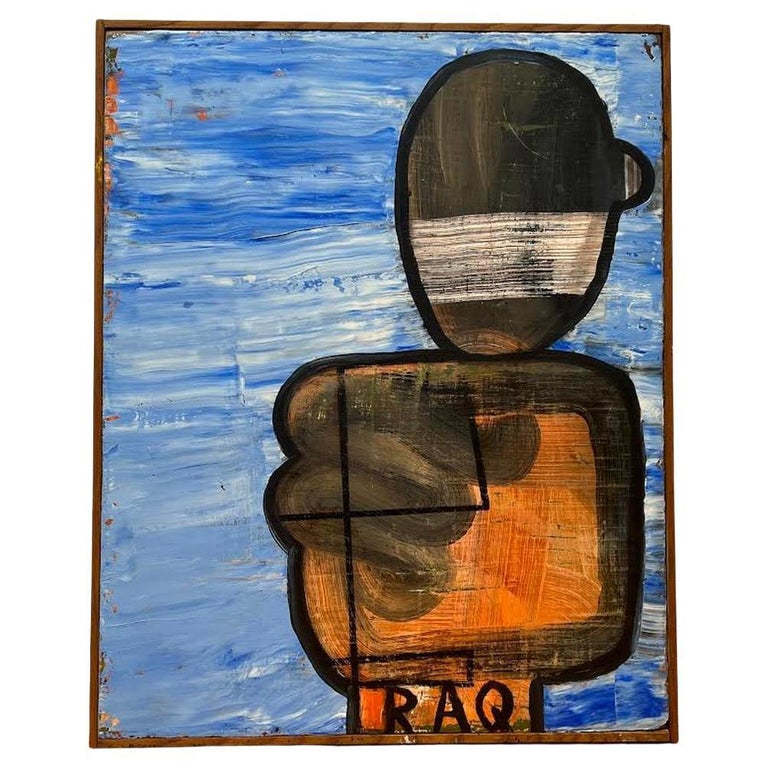 Doug Edge - "Irak" Oil Painting on Board by Doug Edge For Sale at 1stDibs