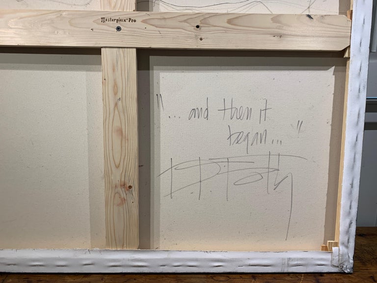 Doug Foltz - And Then It Began by Doug Foltz, Large Contemporary Square ...