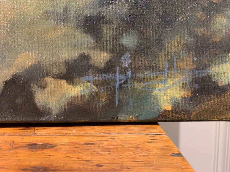 Doug Foltz - Cloister, Large Horizontal Contemporary Landscape with ...