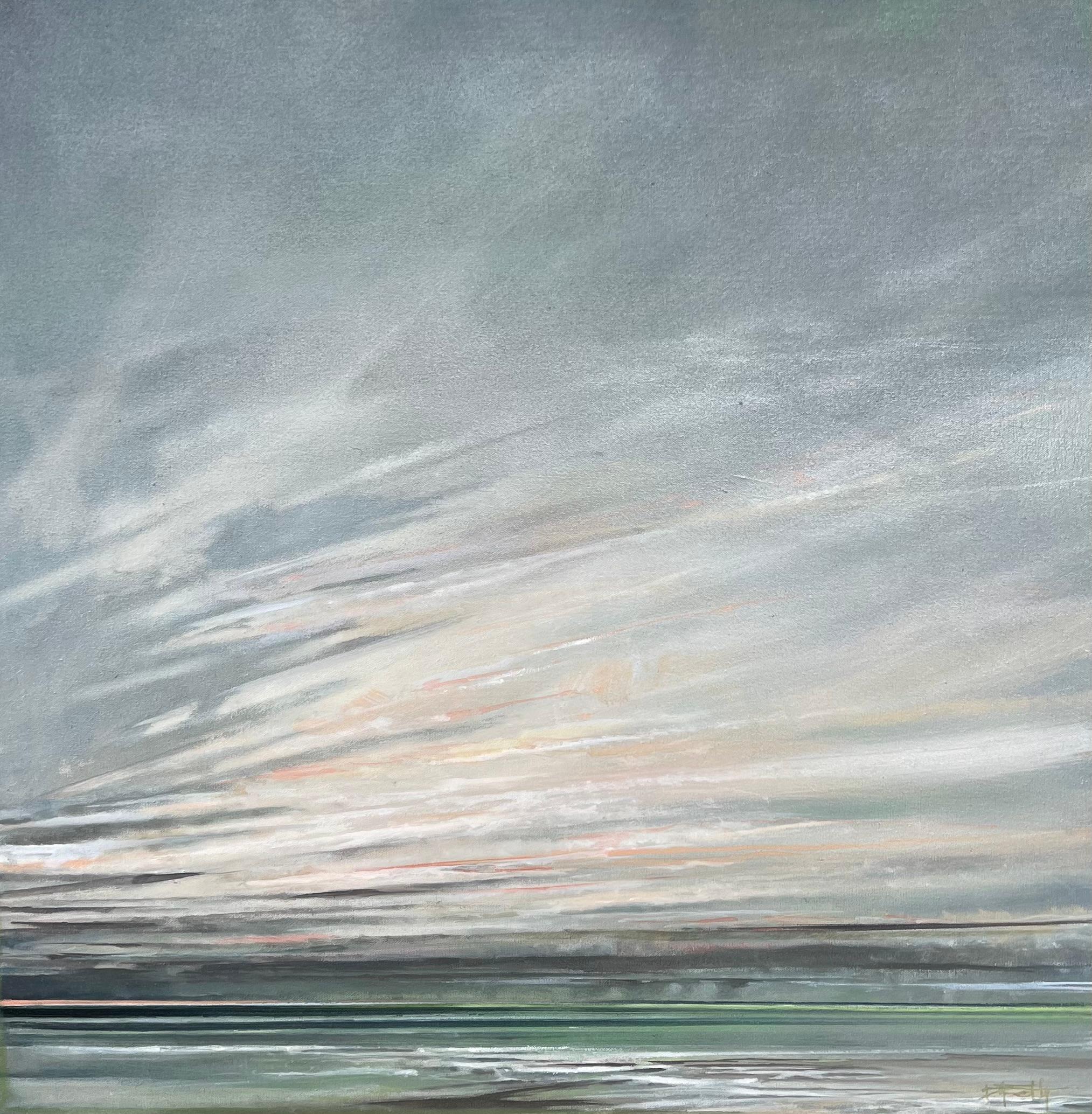 Doug Foltz - Answer and Origin by Doug Foltz, Square Oil on Canvas ...