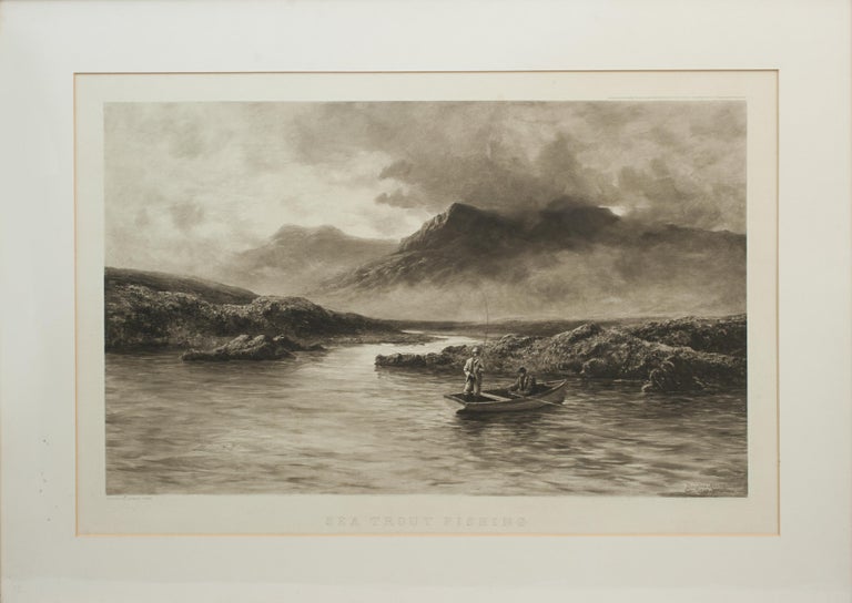 Douglas Adams Sea Trout Fishing Photogravure For Sale at 1stDibs