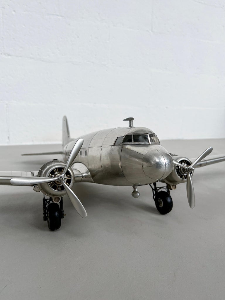 Douglas DC-3 aircraft model, big size, richly detailed, streamlined ...