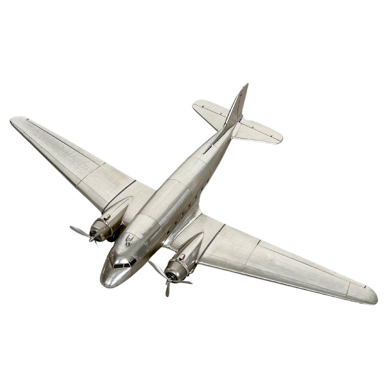 Douglas DC-3 aircraft model, big size, richly detailed, streamlined ...