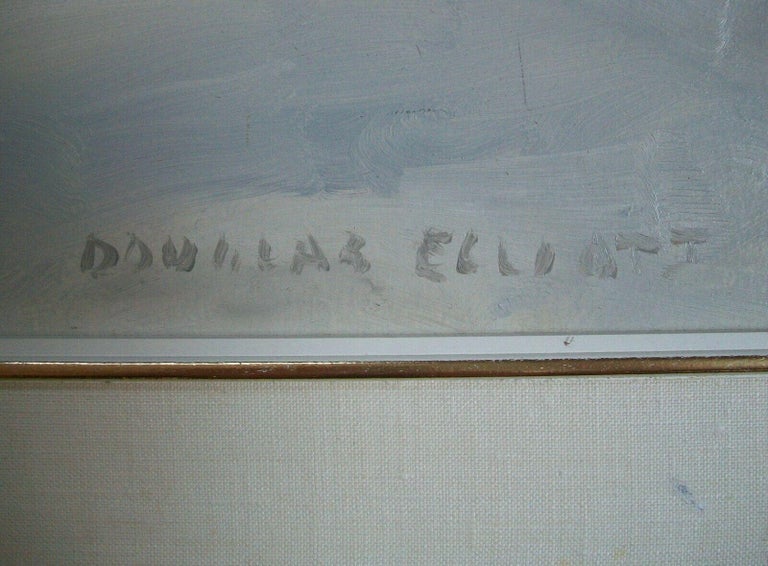 Douglas Elliott, 'Near Markham, Ont.', Framed Oil Painting, Canada, C.1977 For Sale at 1stDibs