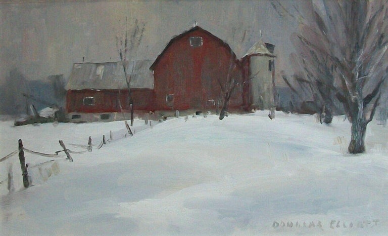 Douglas Elliott, 'Near Markham, Ont.', Framed Oil Painting, Canada, C ...