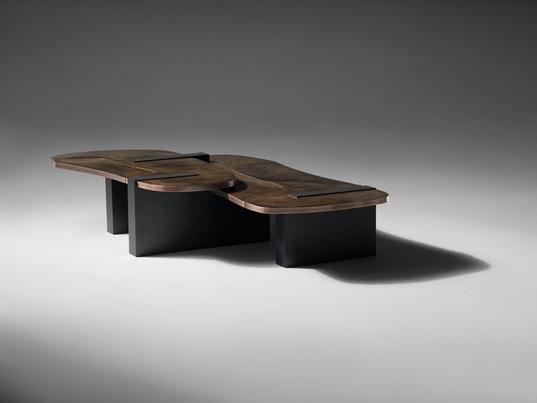 Douglas Fanning, Rubble Outcrop II, Coffee Table in Bronze, United ...