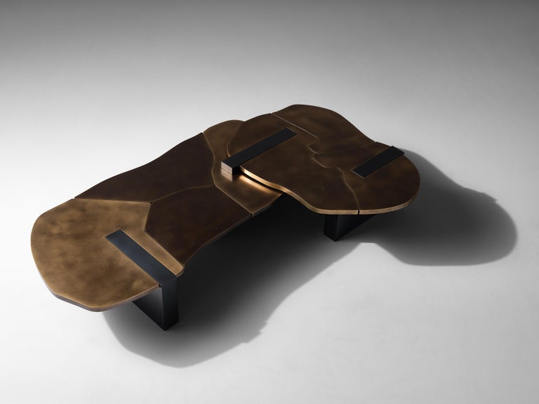 Douglas Fanning, Rubble Outcrop IV, Coffee Table in Bronze, United ...