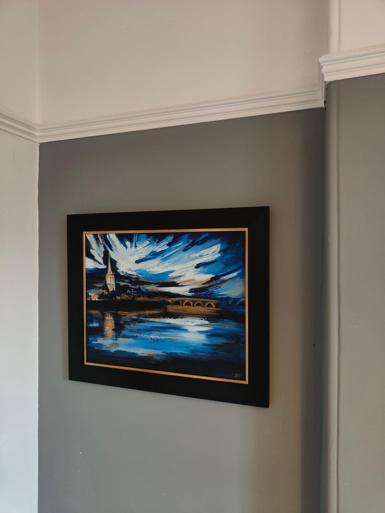 Douglas Findlay - Perth at Night 1 For Sale at 1stDibs