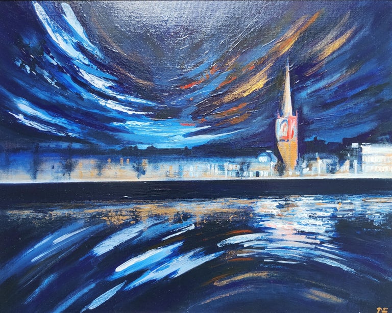 Douglas Findlay - Perth at Night 2 For Sale at 1stDibs