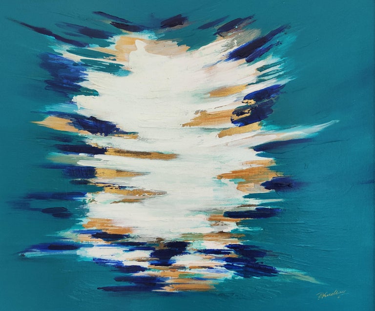 Douglas Findlay - Turquoise Reflection 2 For Sale at 1stDibs