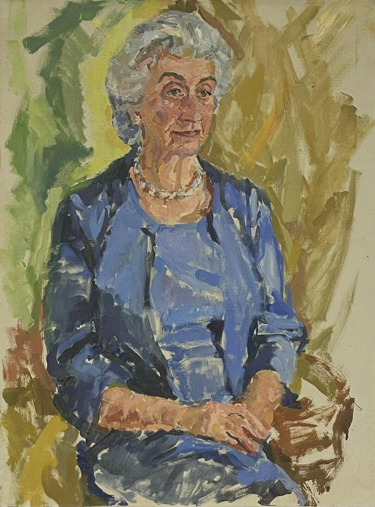 Douglas Stuart Allen - Grande peinture à l'huile impressionniste signée ...