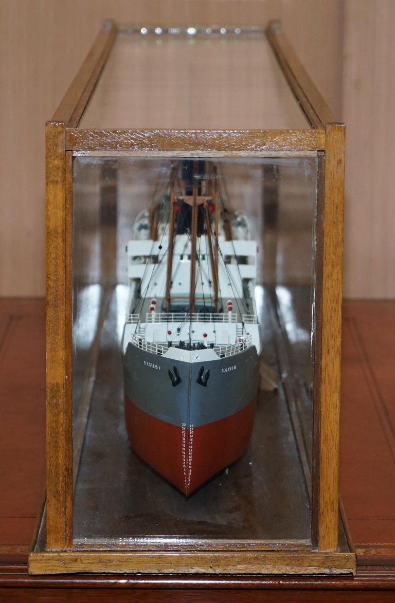 Douglass Owen Model 1914-1933 S.S Saxilby Ropner Shipping Cargo Ship ...