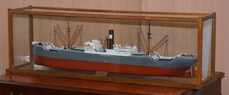 Douglass Owen Model 1914-1933 S.S Saxilby Ropner Shipping Cargo Ship ...