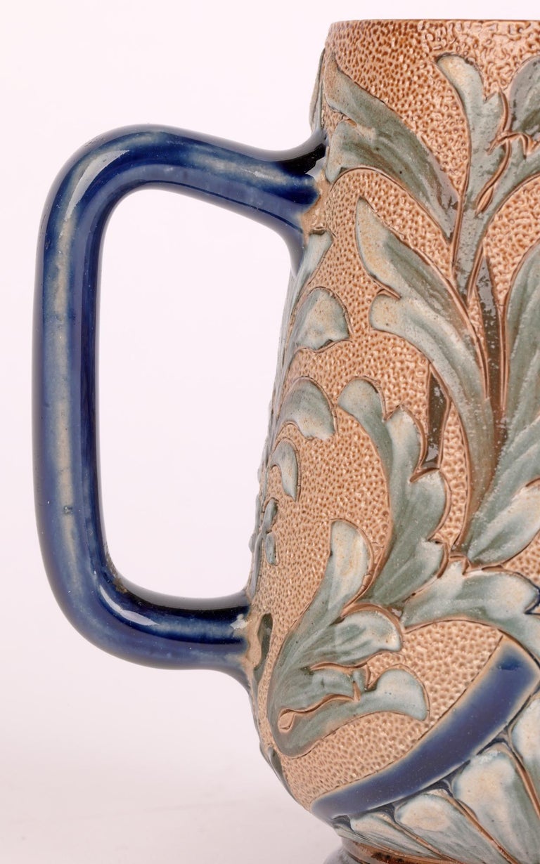 Doulton Lambeth Aesthetic Movement Slip Decorated Mug by Alice E Budden ...