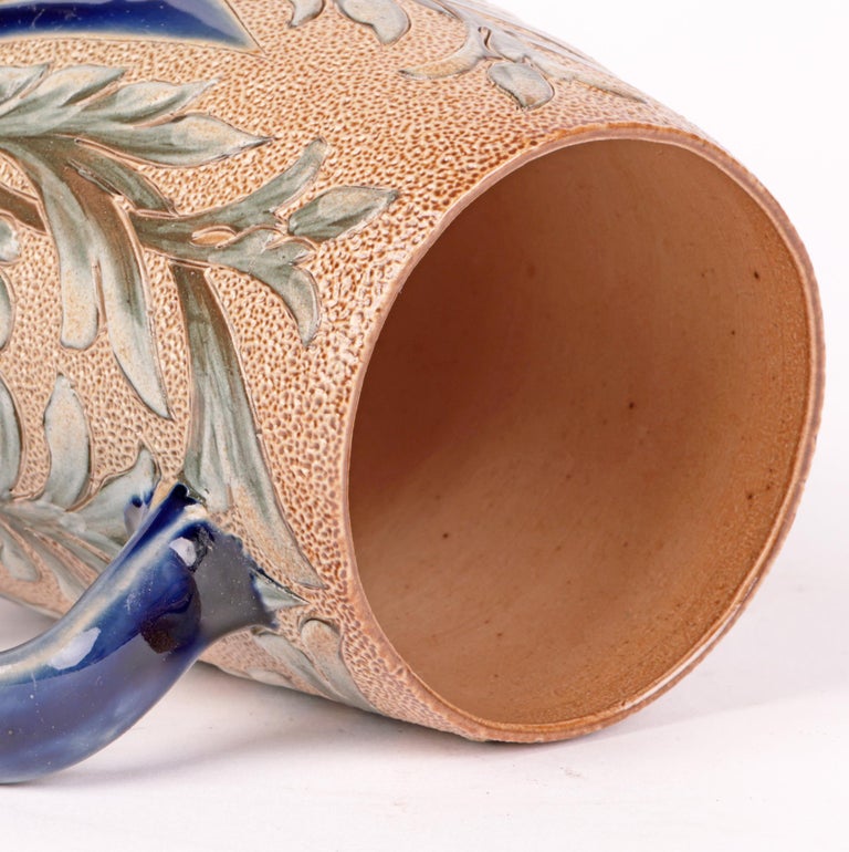 Doulton Lambeth Aesthetic Movement Slip Decorated Mug by Alice E Budden ...