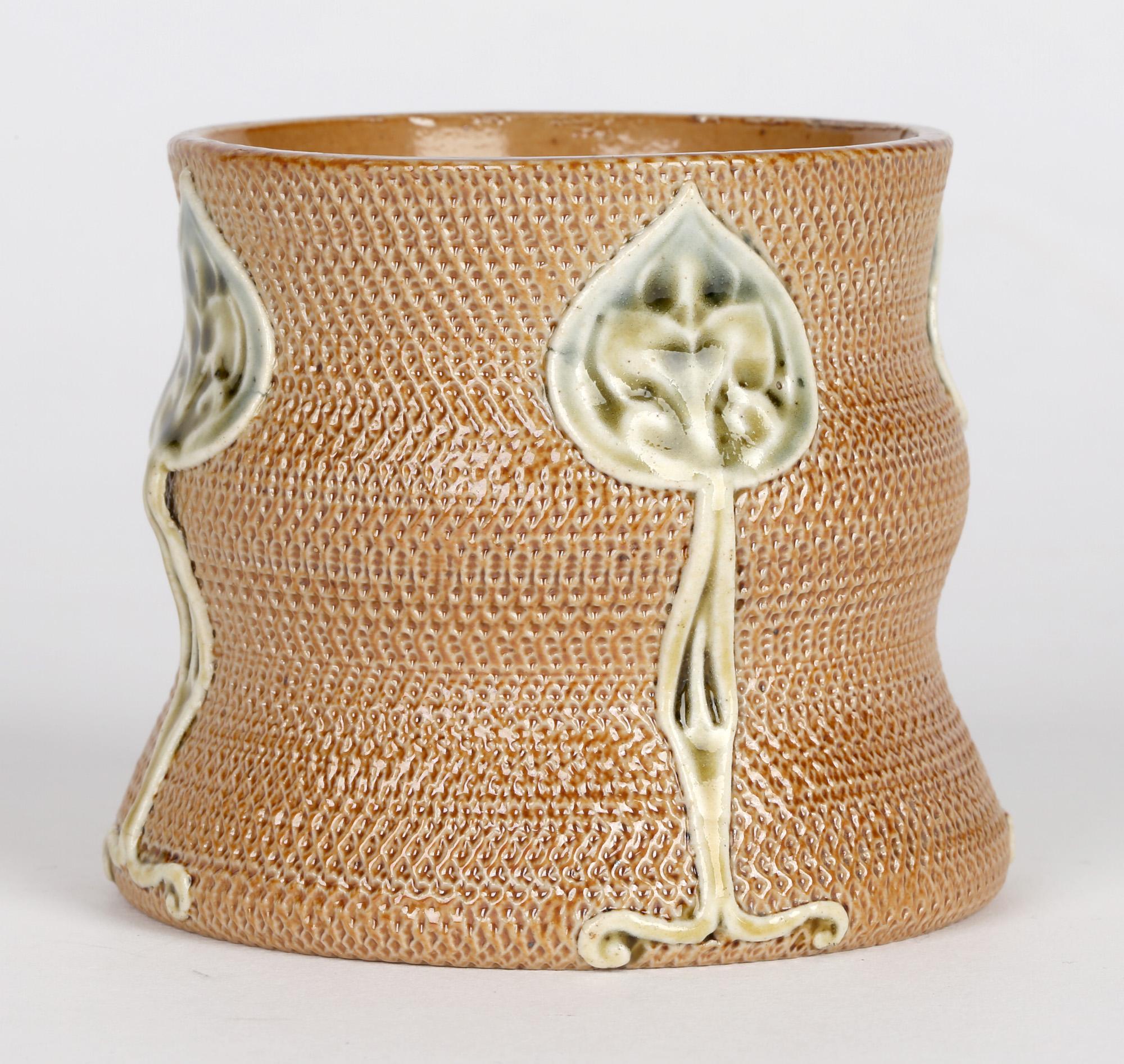 Doulton Lambeth Art Nouveau Salt Glazed Art Pottery Vase For Sale at ...