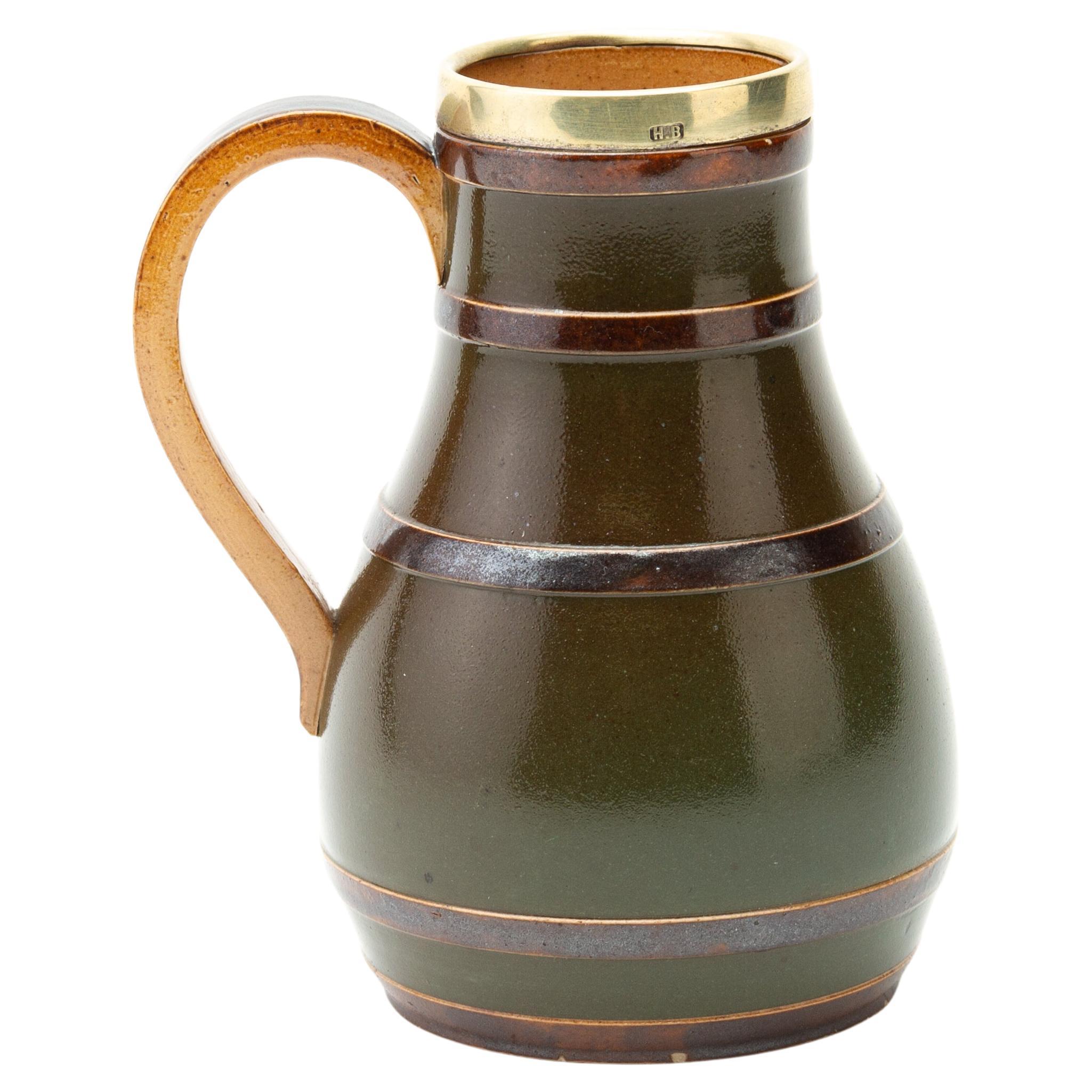 Grand Scale 17th Century Stoneware Bellarmine Jug at 1stDibs