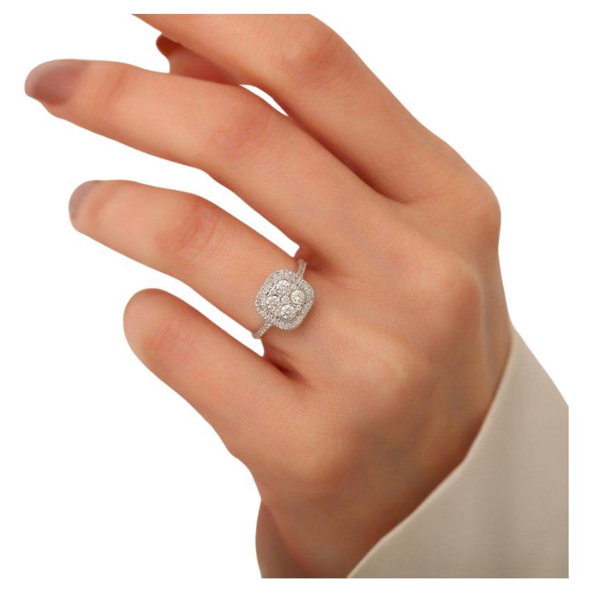 0.72ct Troy - Diamond Statement Ring For Sale at 1stDibs | diamond ...