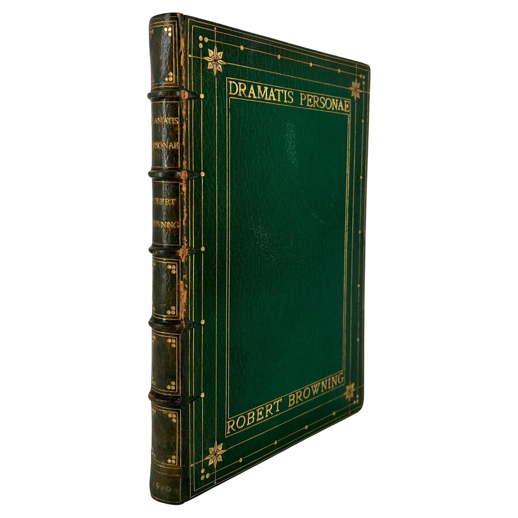 DOVES PRESS: Dramatis Personae by Robert BROWNING For Sale at 1stDibs