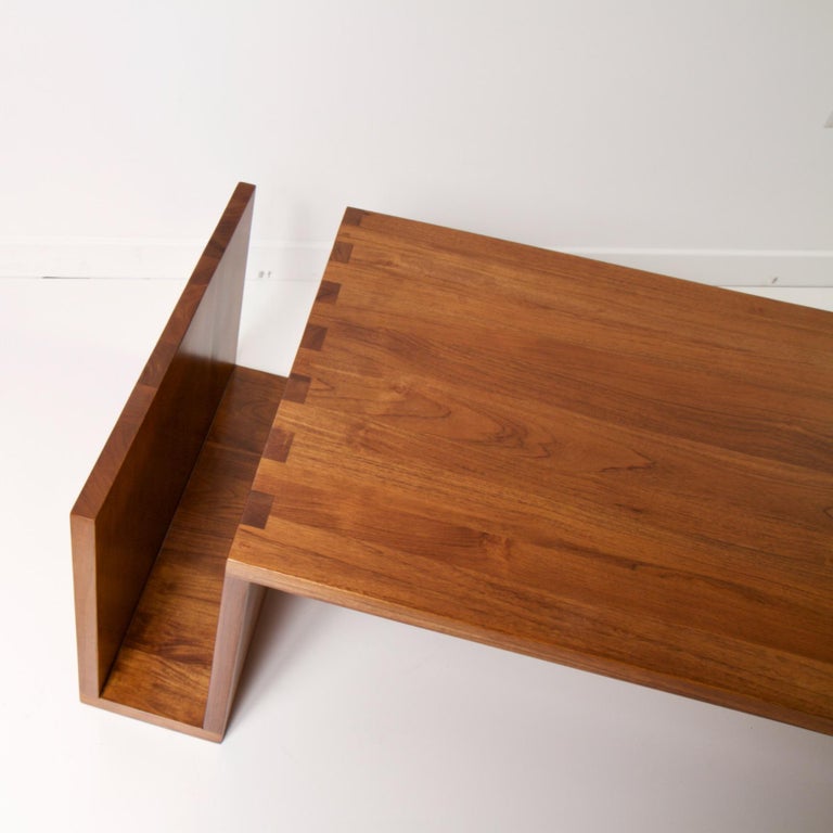 Dovetailed Walnut Coffee Table at 1stDibs