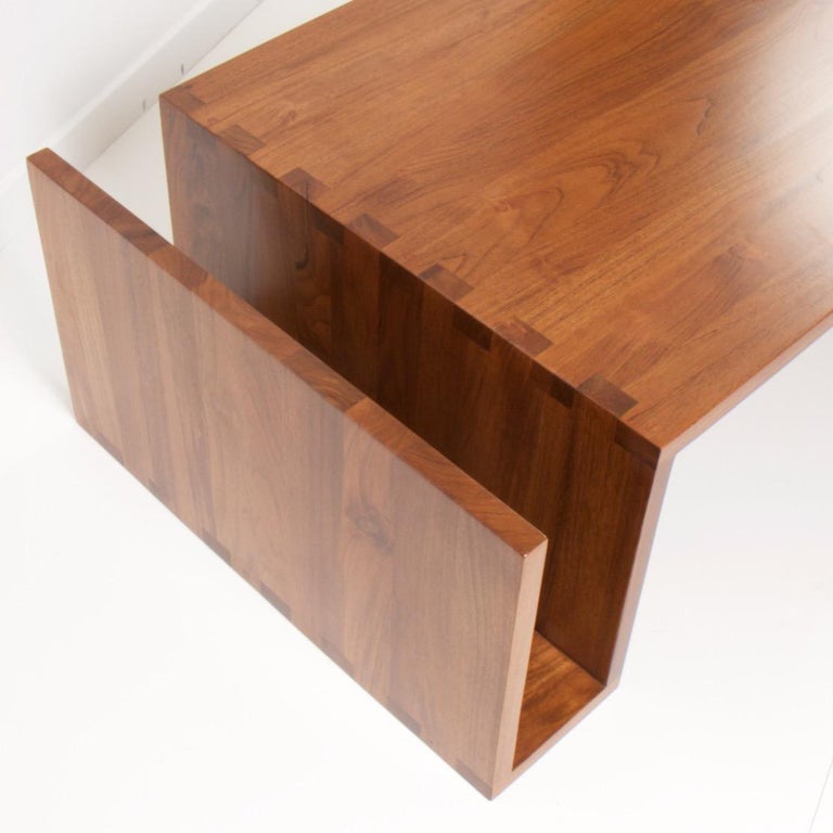 Dovetailed Walnut Coffee Table at 1stDibs