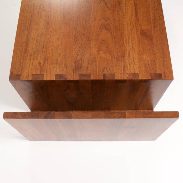 Dovetailed Walnut Coffee Table at 1stDibs