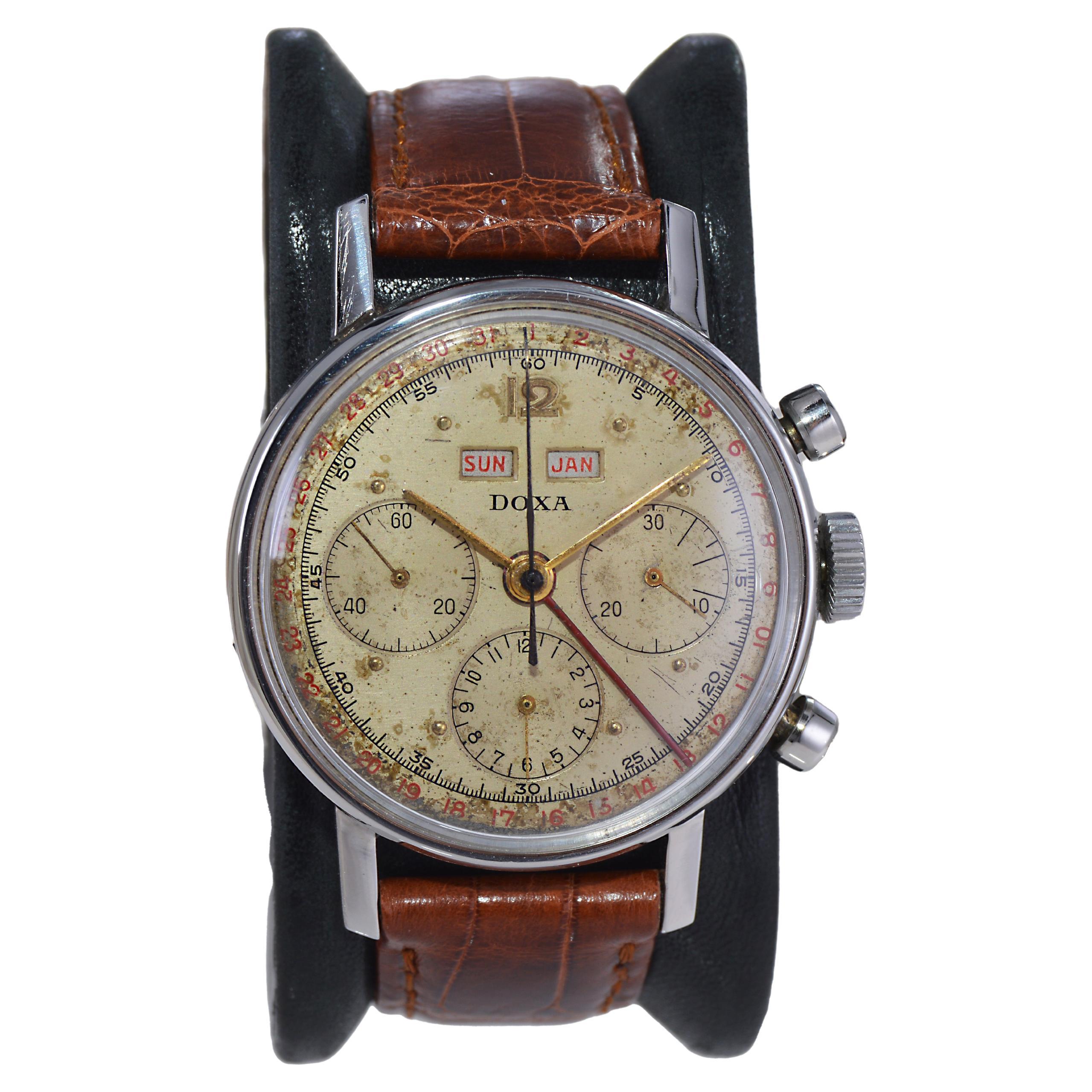 Tissot 14kt. Solid Gold Triple Date Calendar Watch, circa 1940's For ...