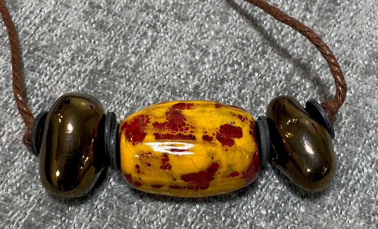 Doyle Lane California Studio Pottery Mid-Century Modern Ceramic Bead ...
